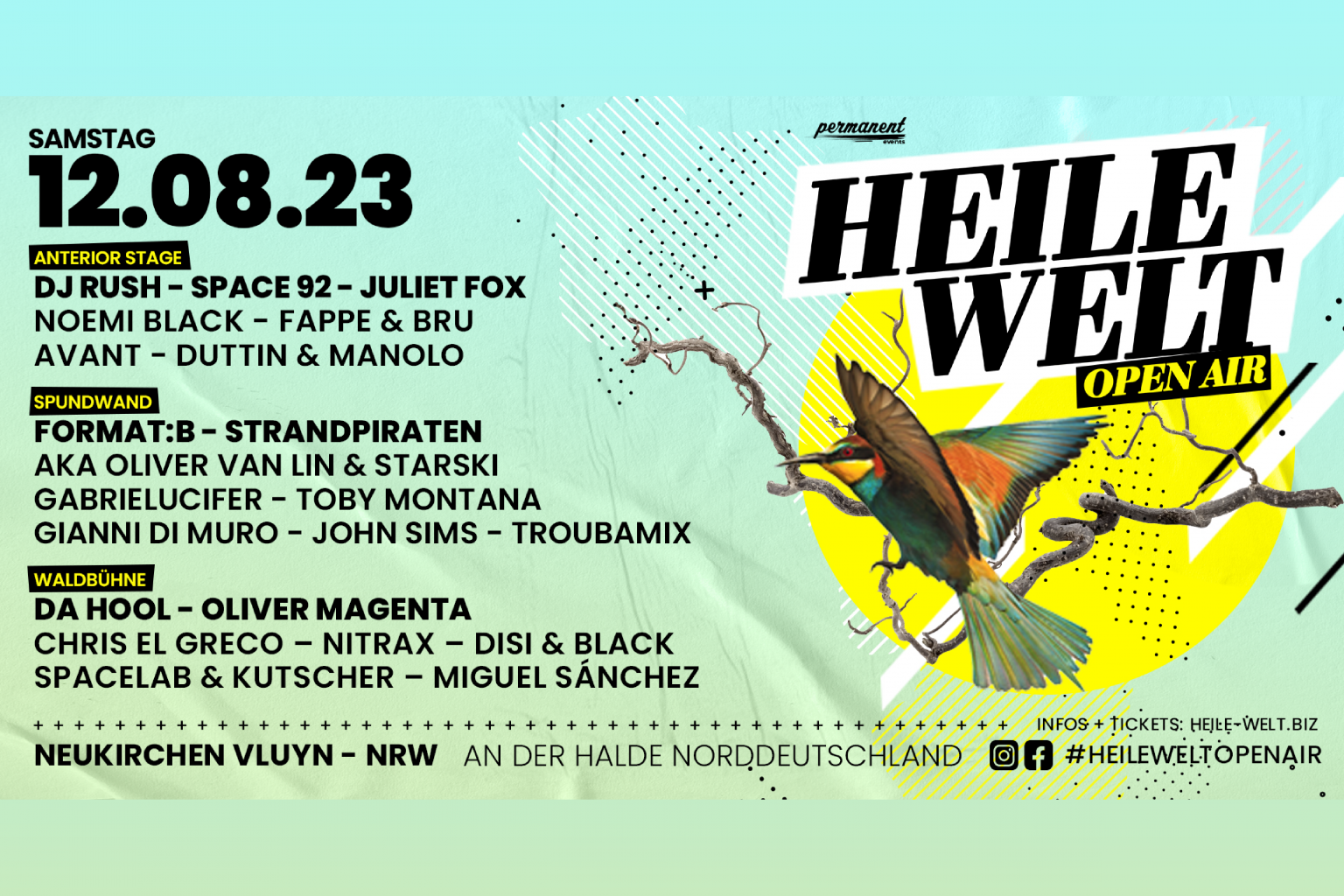 Ticket-Marketing für das Heile Welt Open Air - Ticket-Marketing